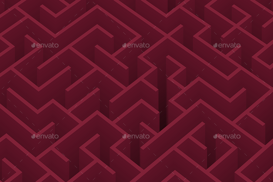 Isometric Maze Vector Backgrounds, Graphics | GraphicRiver