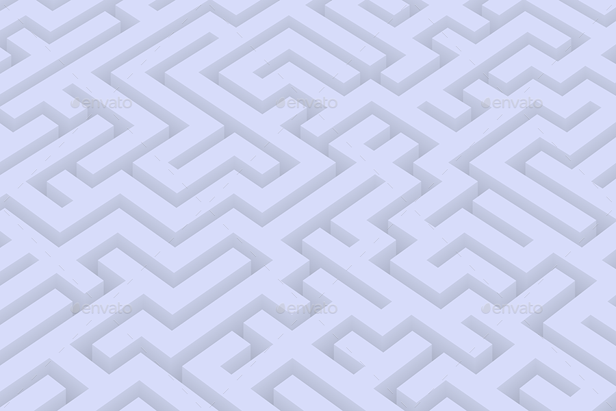 Isometric Maze Vector Backgrounds, Graphics | GraphicRiver