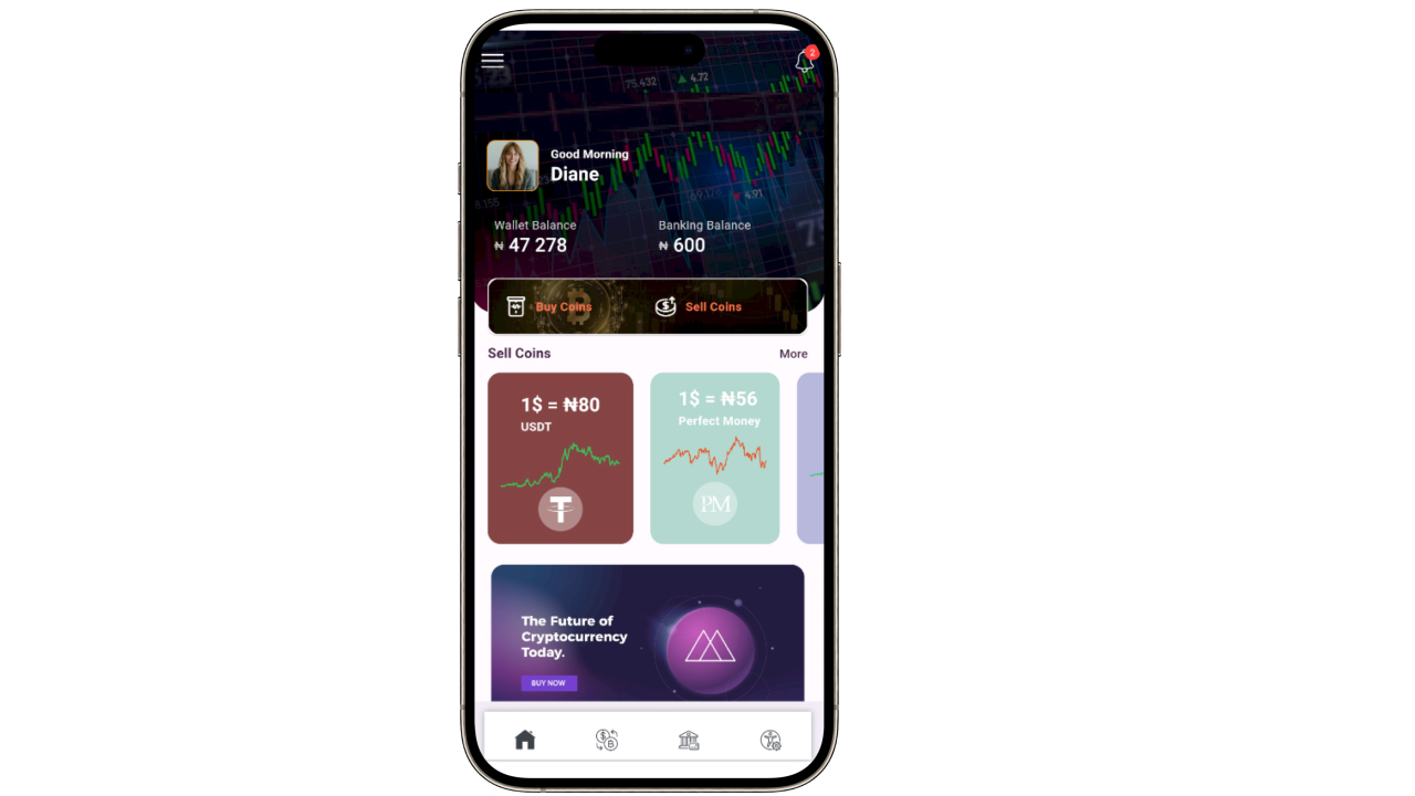 Flutter Crypto Pulse Tracker - Flutter App for Cryptocurrency - Flutter last version by jejookit
