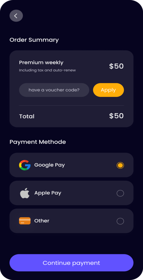 Movie Streaming App ANDROID + IOS + FIGMA + XD + SKETCH | UI Kit | ReactNative CLI by FlutterVision