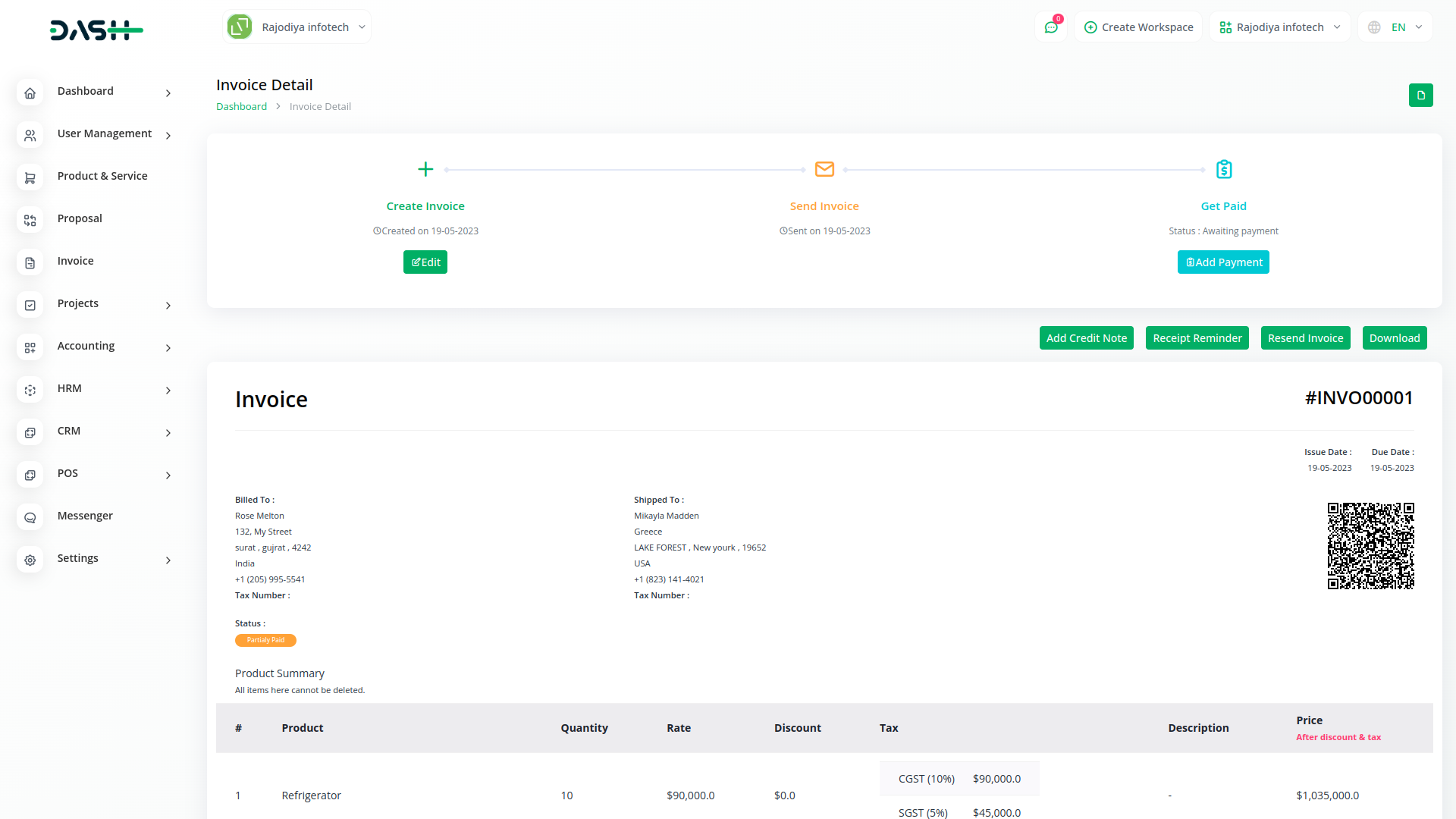 WorkDo Dash SaaS - Open Source ERP with Multi-Workspace by RajodiyaInfotech
