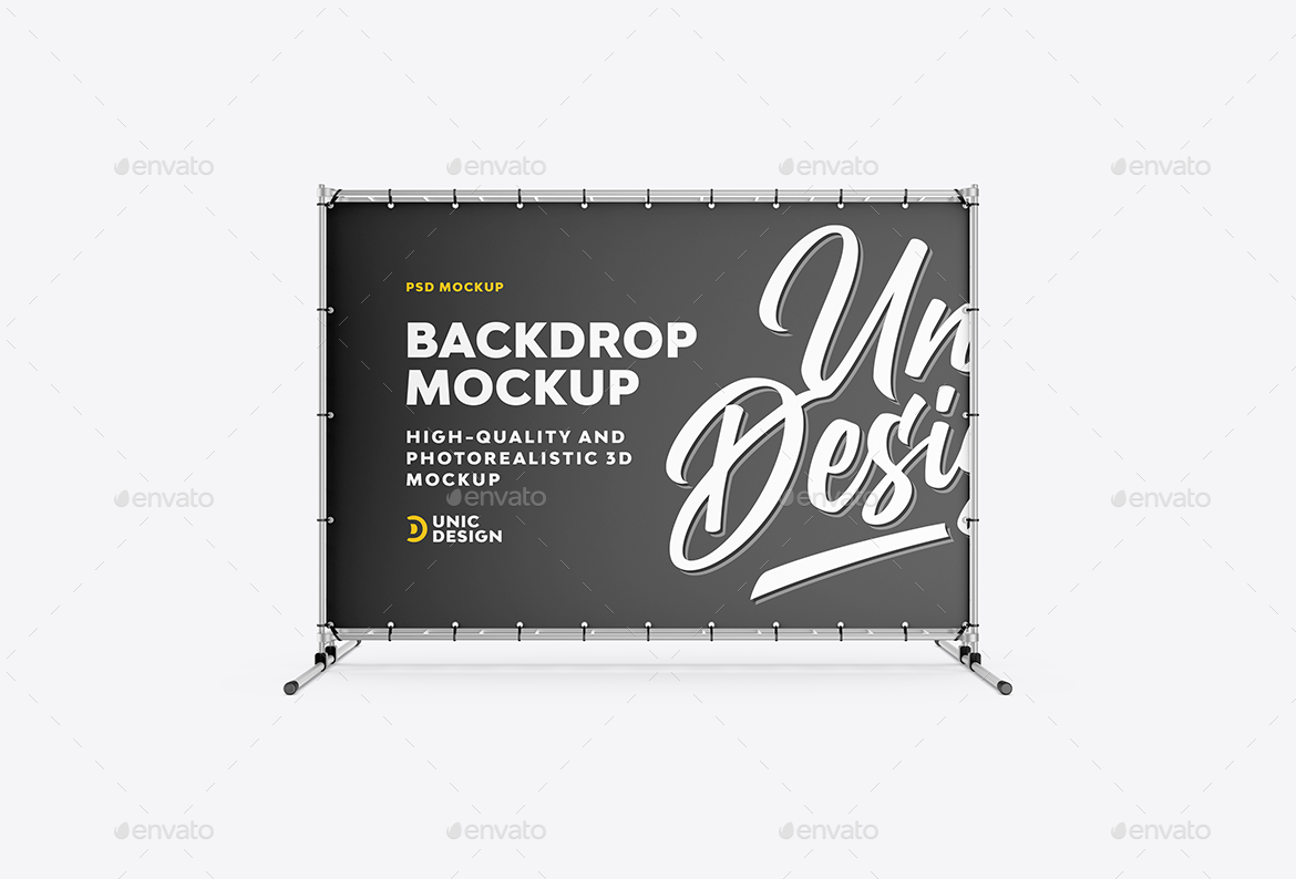 Backdrop Mockup, Graphics | GraphicRiver
