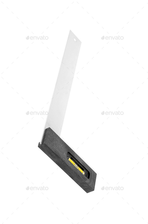 ruler set square isolated on white Stock Photo by ozaiachin | PhotoDune