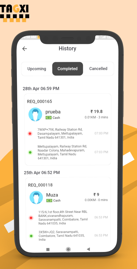 Tagxi - Flutter Complete Taxi Booking Solution by DilipMobility ...
