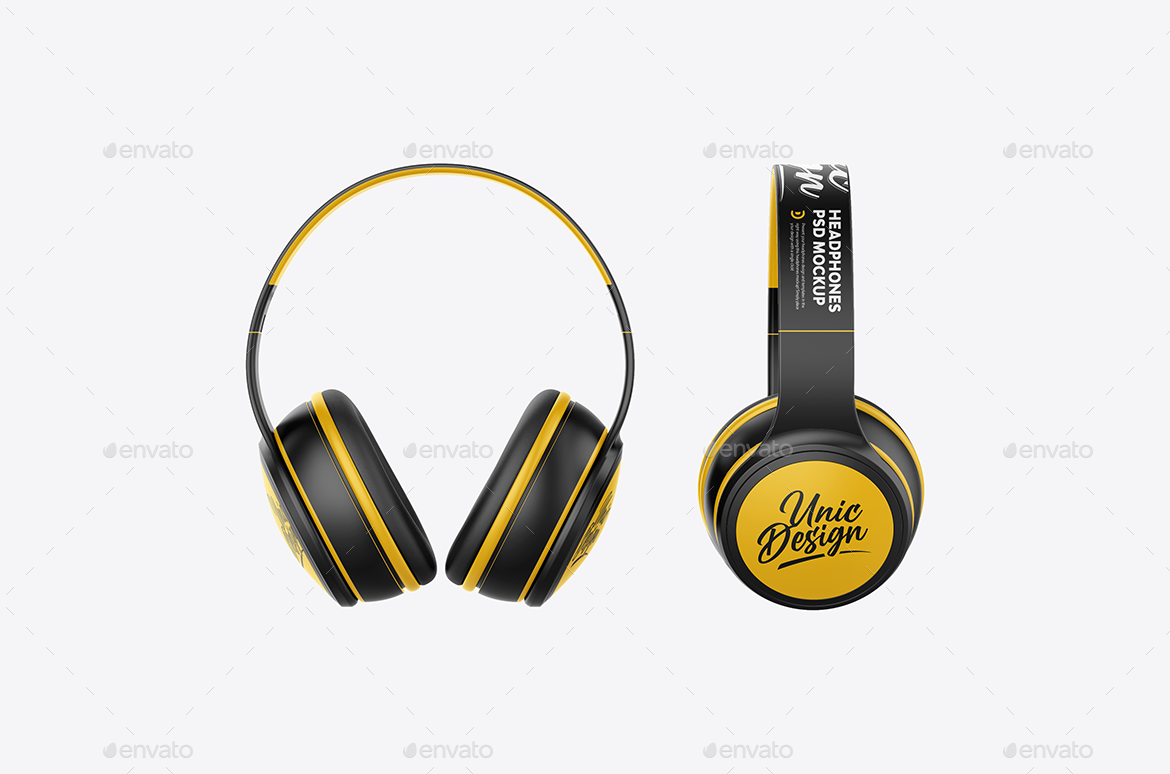 Headphones Mockup, Graphics | GraphicRiver