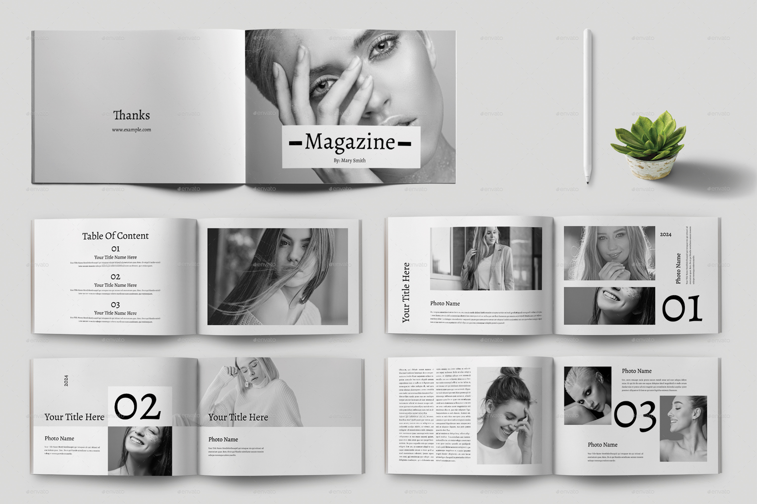 Photo Magazine Design, Print Templates | GraphicRiver