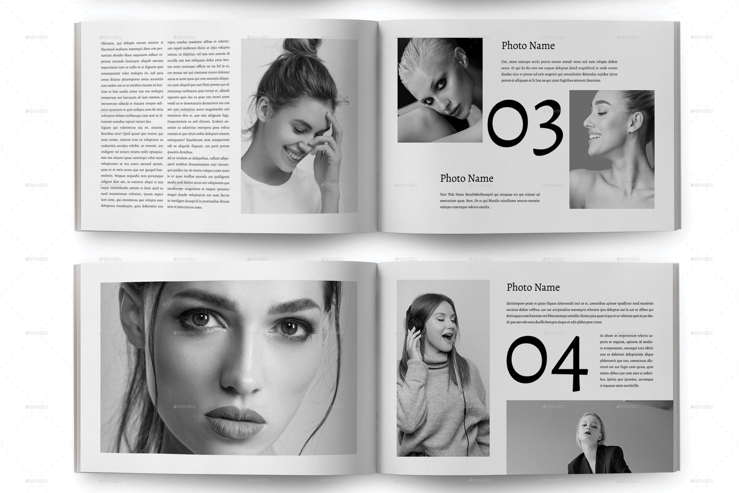 Photo Magazine Design, Print Templates | GraphicRiver