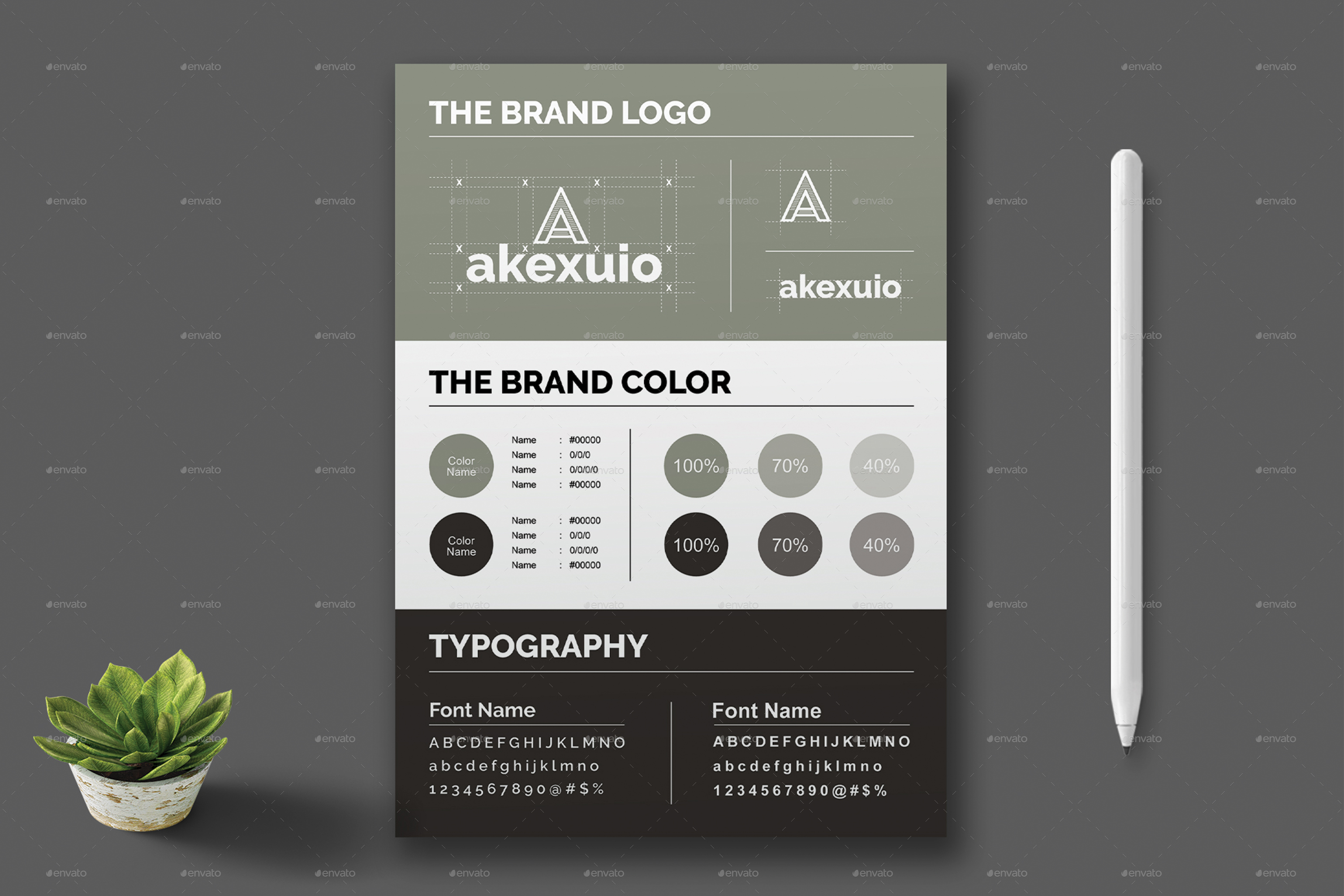 Brand Kit Design Template, Print Templates | GraphicRiver