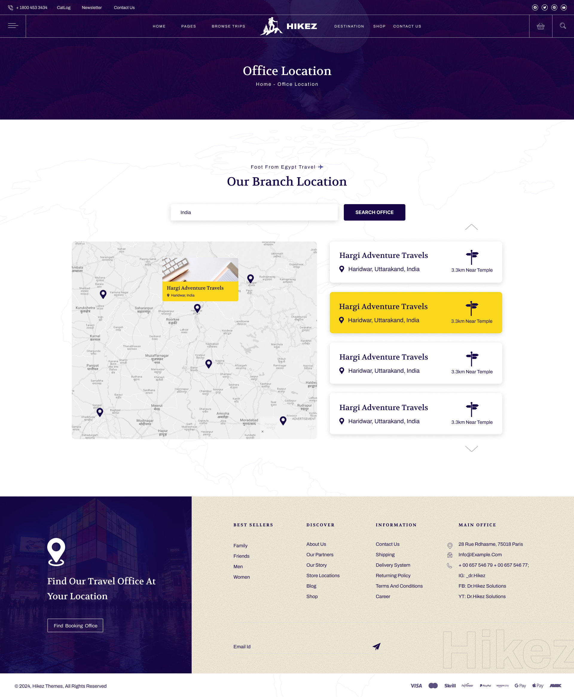 Hikez | Adventure Tours & Travels Figma Template by BuddhaThemes ...