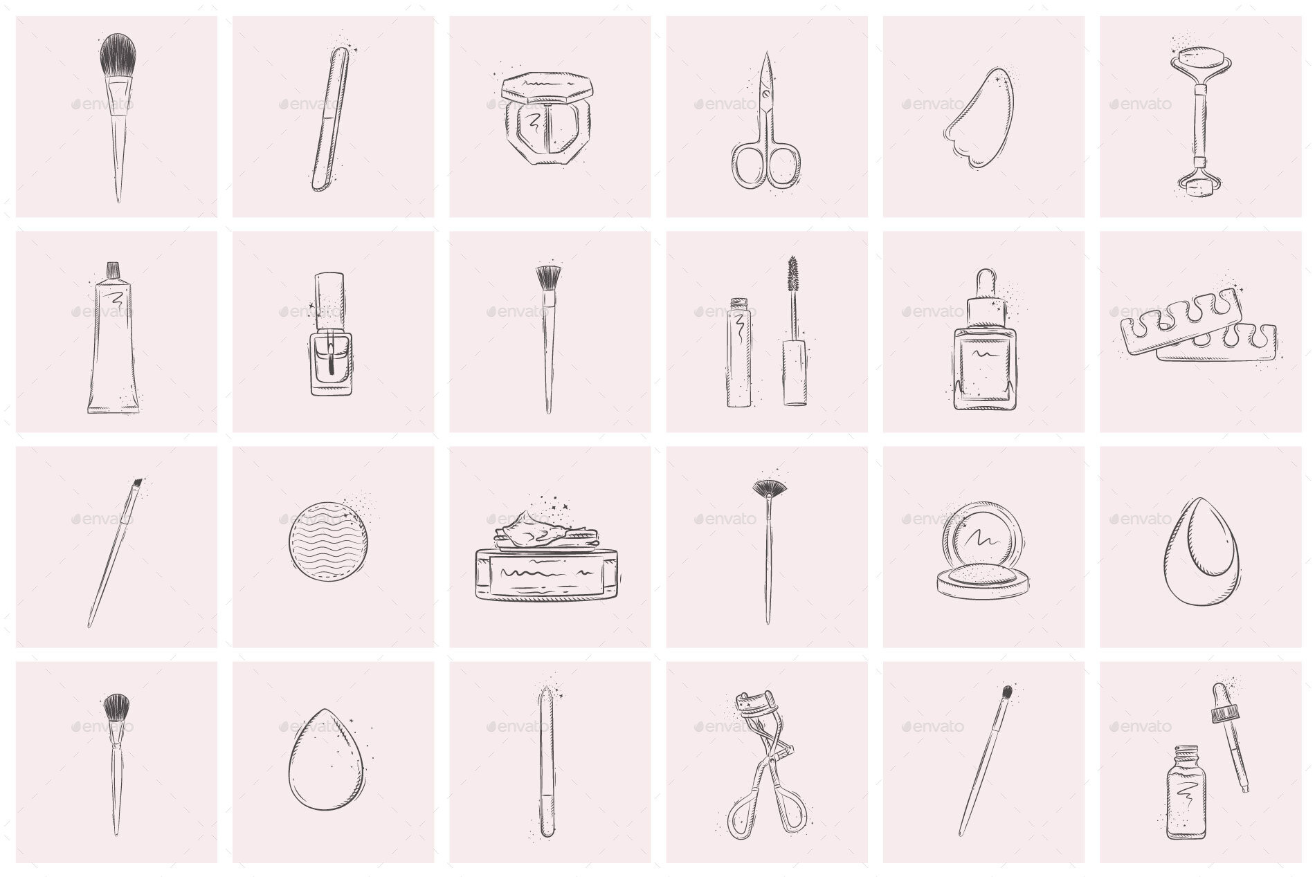 Cosmetic Elements, Vectors | GraphicRiver