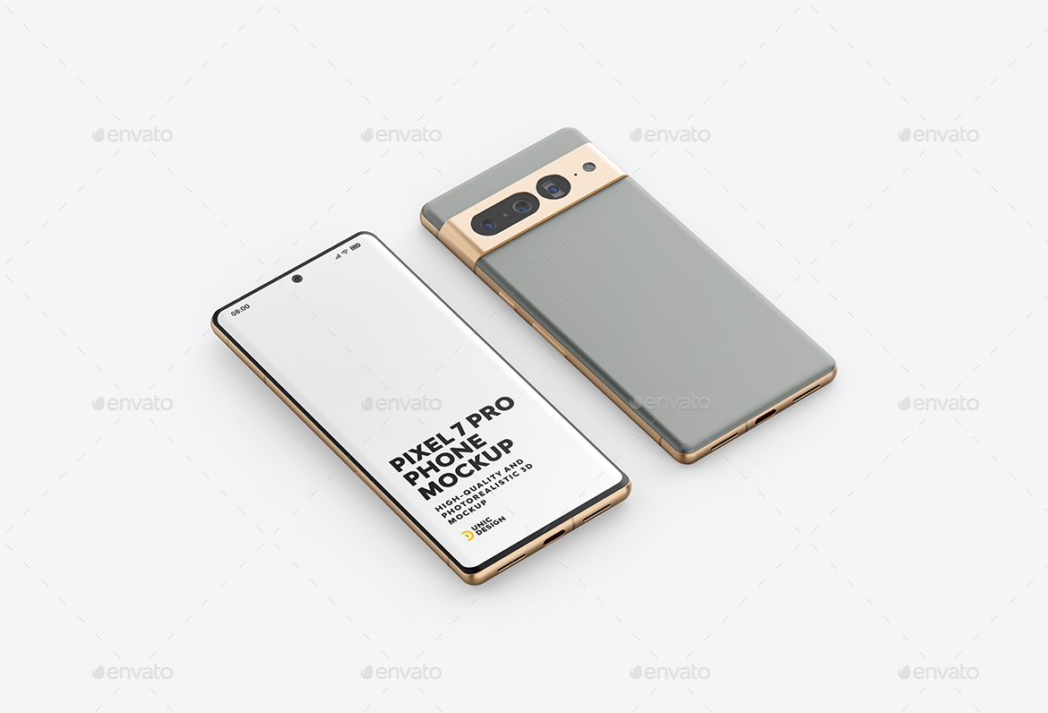 Pixel 7 Pro Phone Mockup, Graphics | GraphicRiver