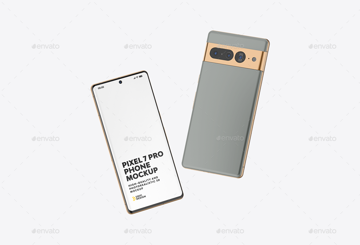 Pixel 7 Pro Phone Mockup, Graphics | GraphicRiver