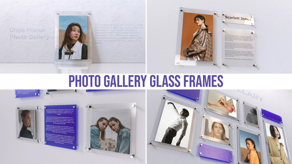 Photo Gallery | Glass Frames, After Effects Project Files | VideoHive