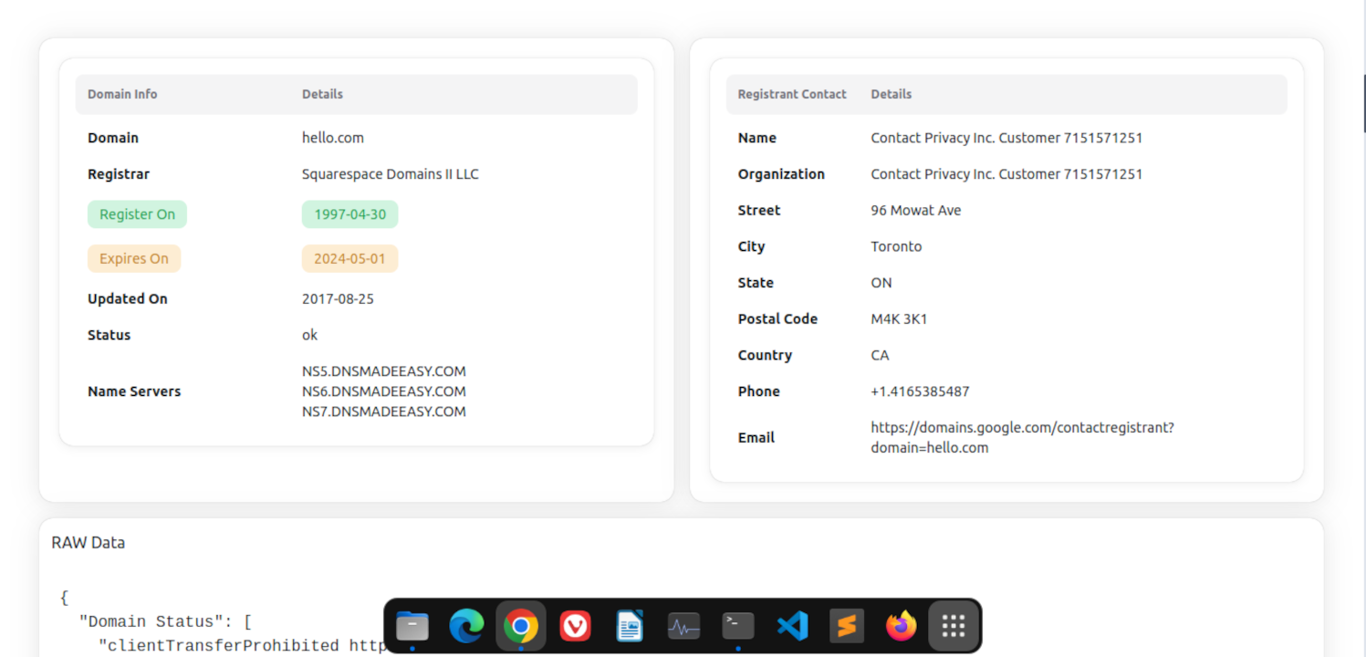 Domain Hub - Domain Checker, AI Name Generator, Who-is-hosting, Whois ...