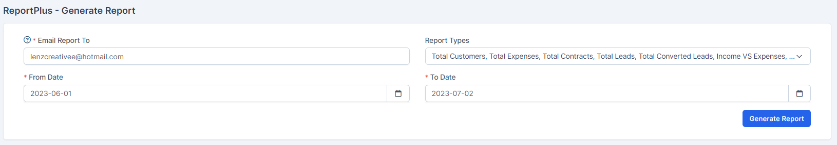 ReportPlus - Effortles Automated Reporting Module for Perfex CRM by ...