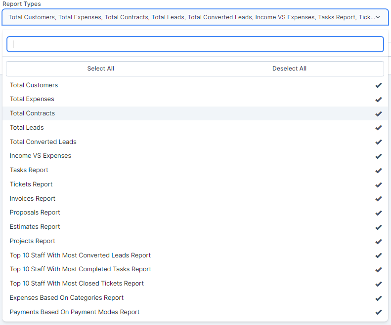 ReportPlus - Effortles Automated Reporting Module for Perfex CRM by lenzcreativee