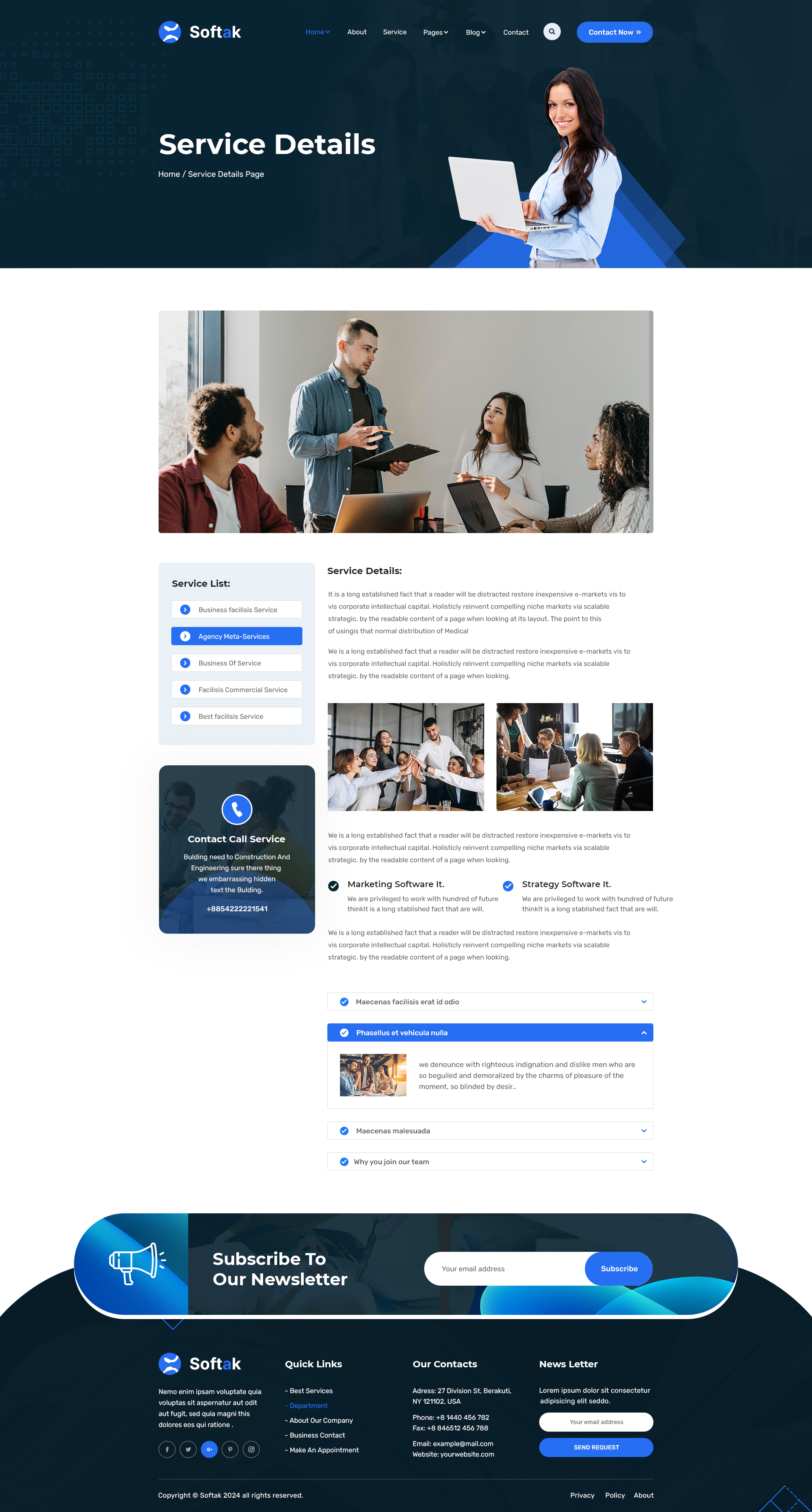 Softak - It Solution & Business Figma Template. by Werpax | ThemeForest