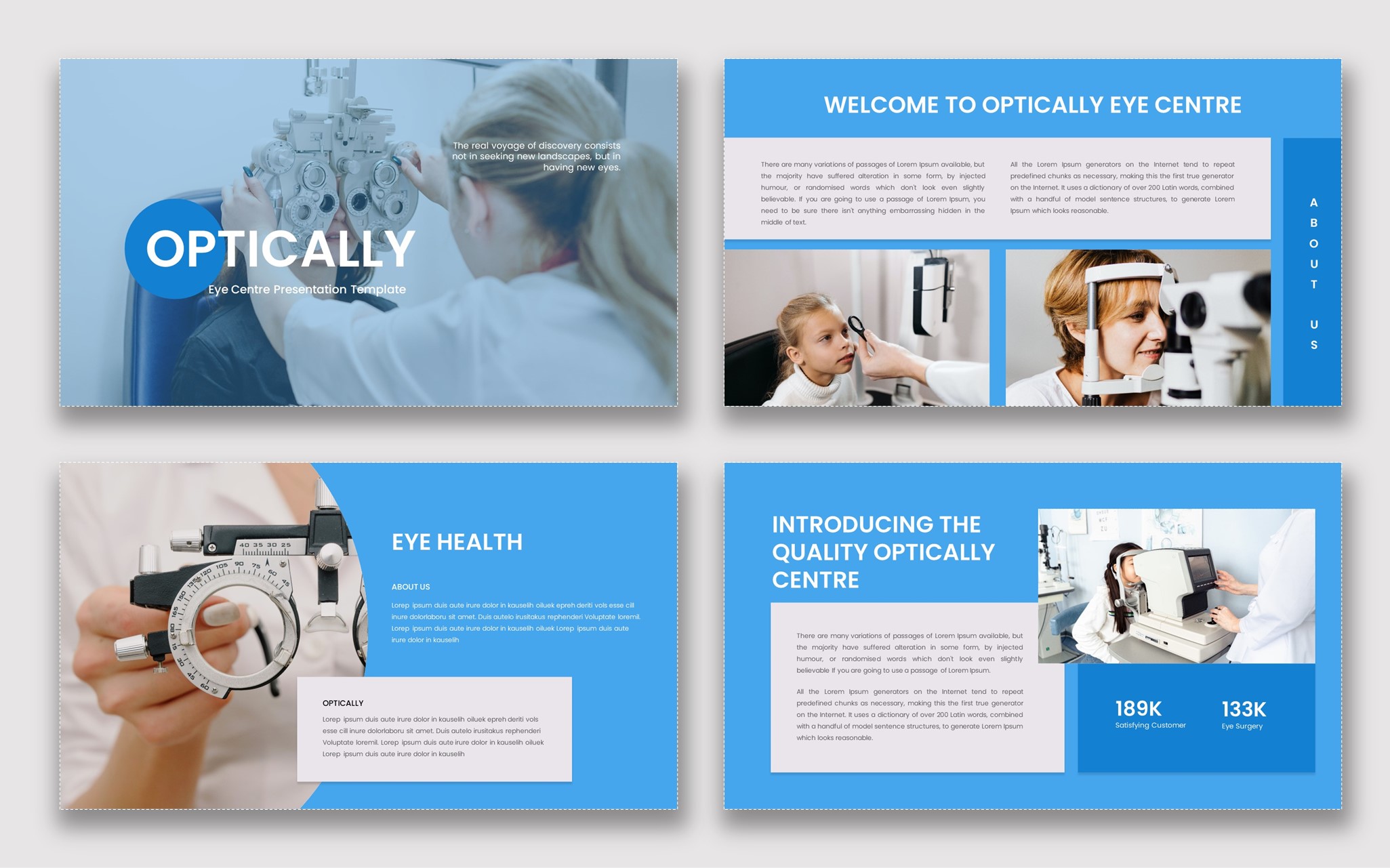 Optically-Medical PowerPoint Template, Presentation Templates ...