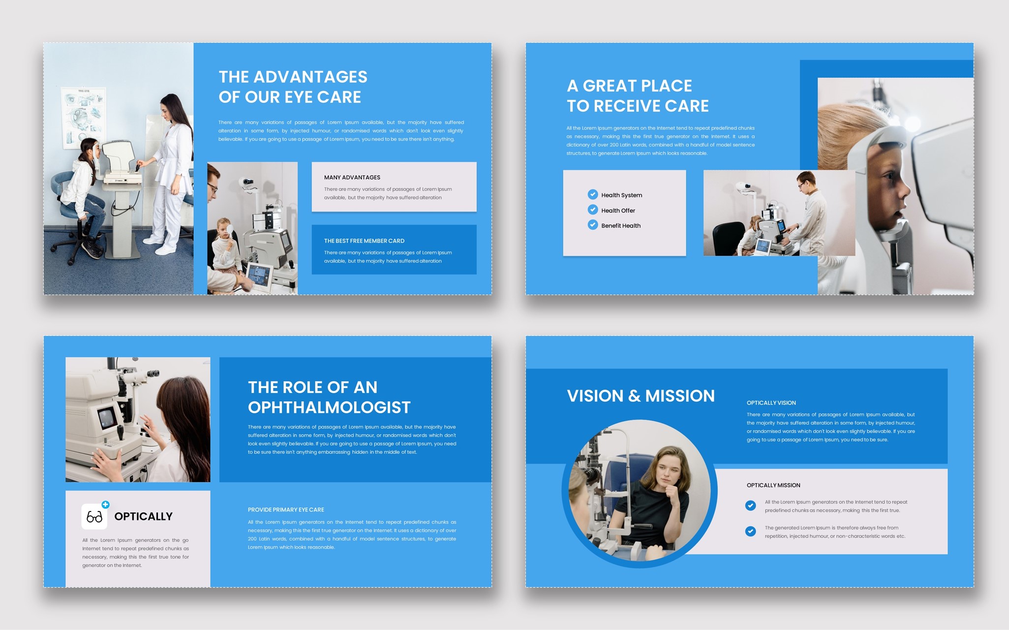 Optically-Medical PowerPoint Template, Presentation Templates ...