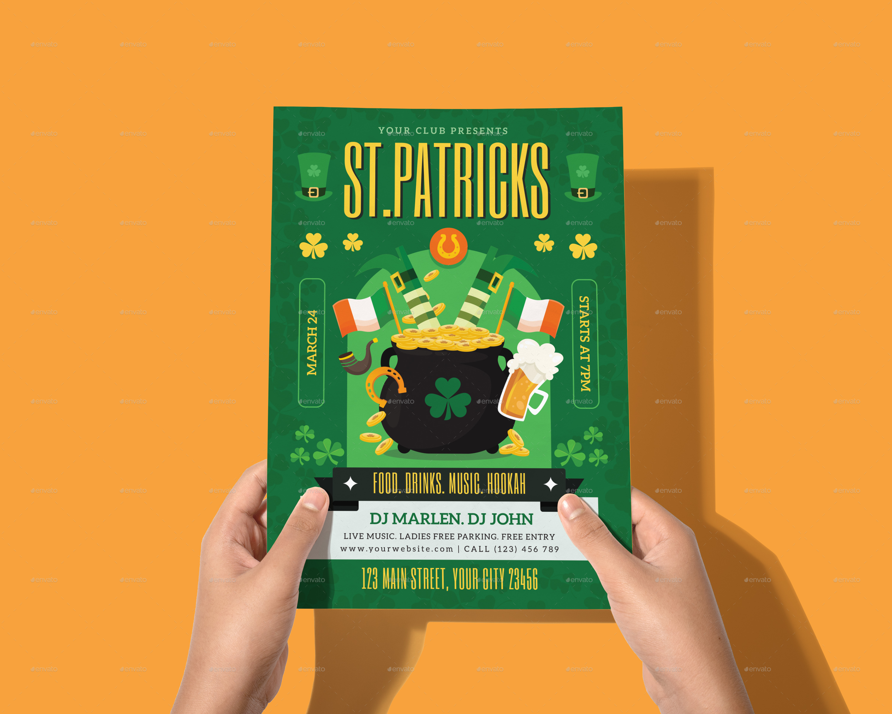 Saint Patricks Flyer, Print Templates | GraphicRiver