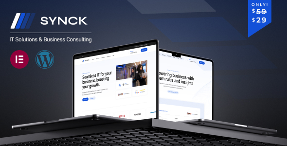 Synck Business & IT Solutions WordPress by WordPressRiver | ThemeForest