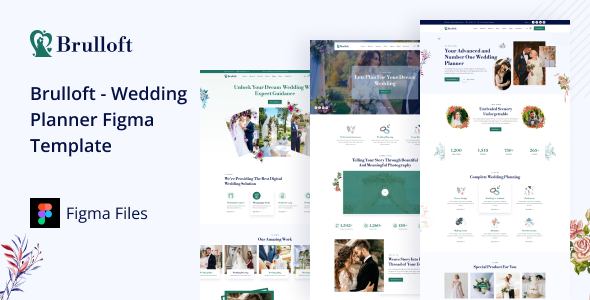 Brulloft – Wedding planner Figma Template by RRdevs | ThemeForest