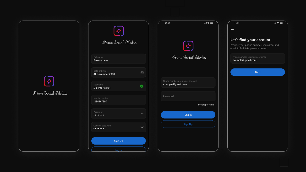 Prime Social Media Flutter App UI Kit by thefuturelens | CodeCanyon