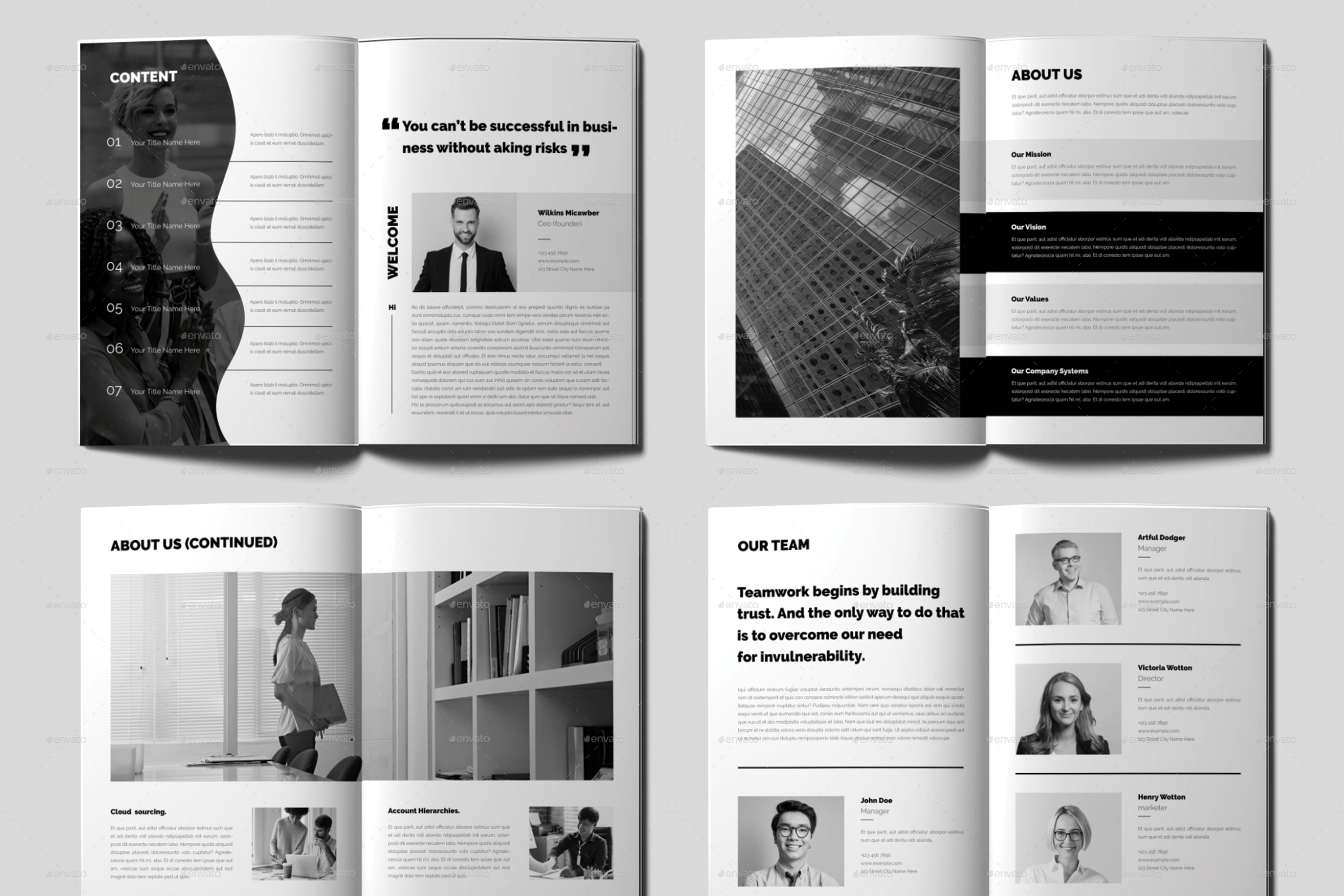 White Paper Layout, Print Templates | GraphicRiver