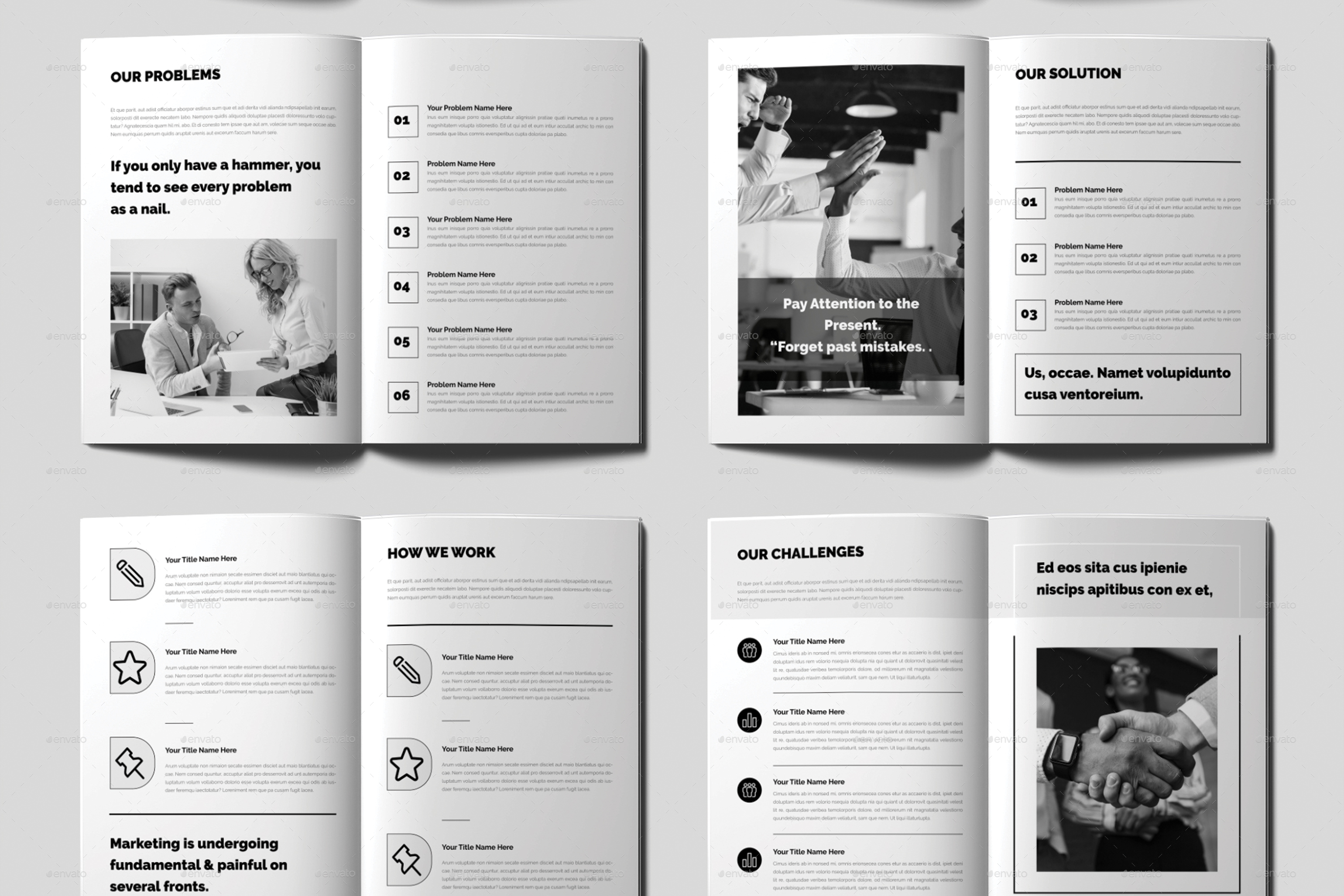 White Paper Layout, Print Templates | GraphicRiver