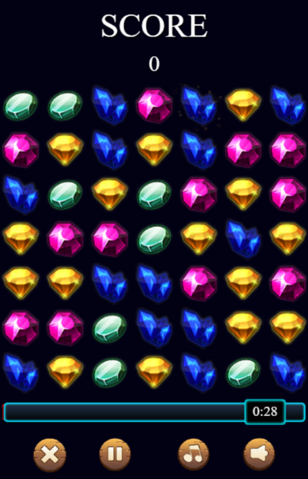 Gems Quest HTML5 Game by Mofosocodes | CodeCanyon