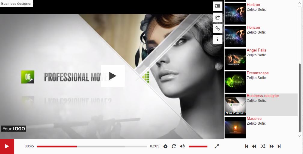 Elite Video Player by _CreativeMedia_ | CodeCanyon