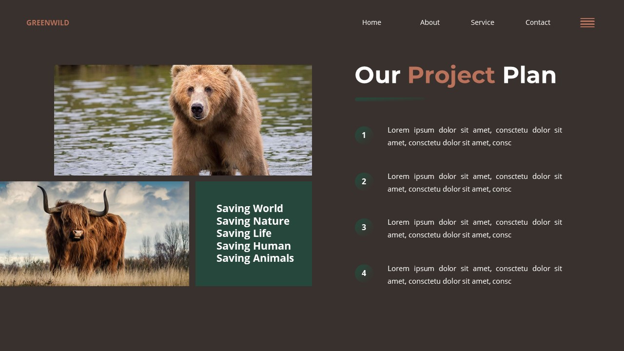 Greenwild - Animal Powerpoint Templates, Presentation Templates ...