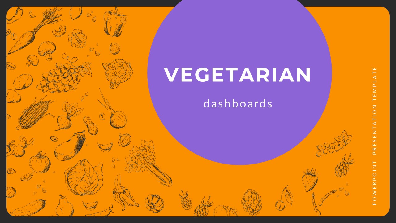 Vegetarian Dashboards PowerPoint Presentation Template, Presentation ...