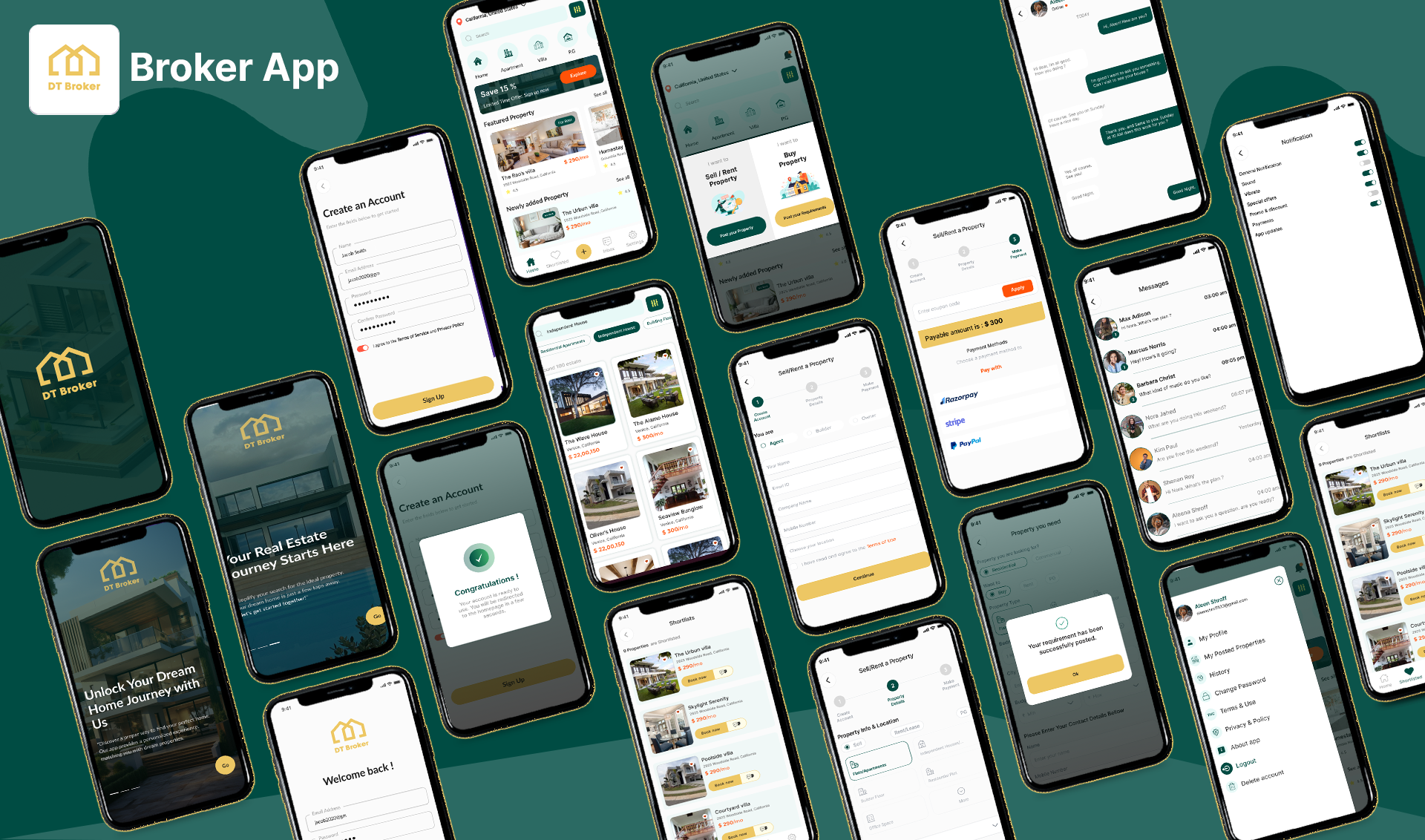 DTKit Pro - Comprehensive Flutter App UI Kit Template | Premium Apps ...