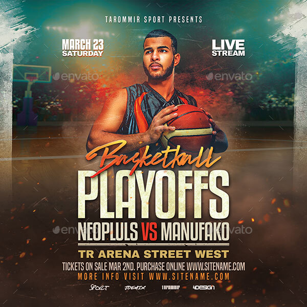 Basketball Flyer, Print Templates | GraphicRiver