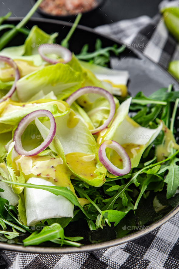 chicory salad fruit chicory vitamin green tasty fresh healthy eating ...