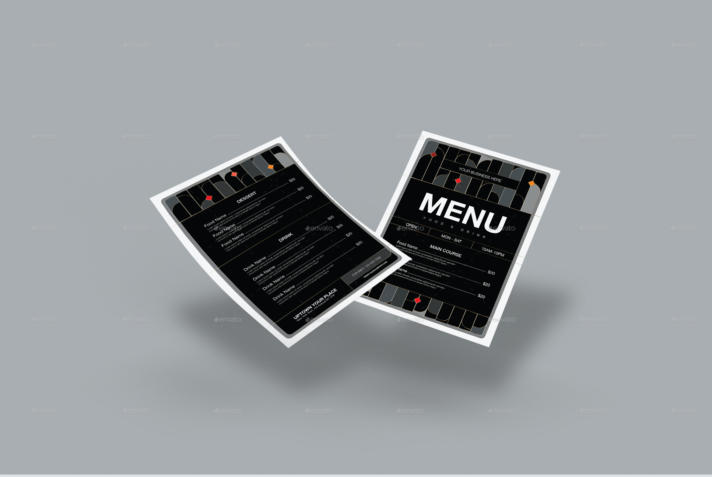 Art Deco Menu, Print Templates | GraphicRiver
