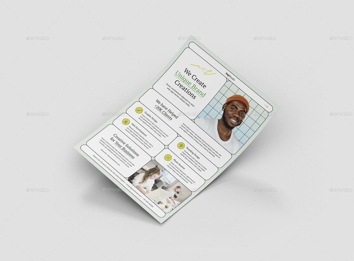 Digital Studio Flyer Template, Print Templates | GraphicRiver