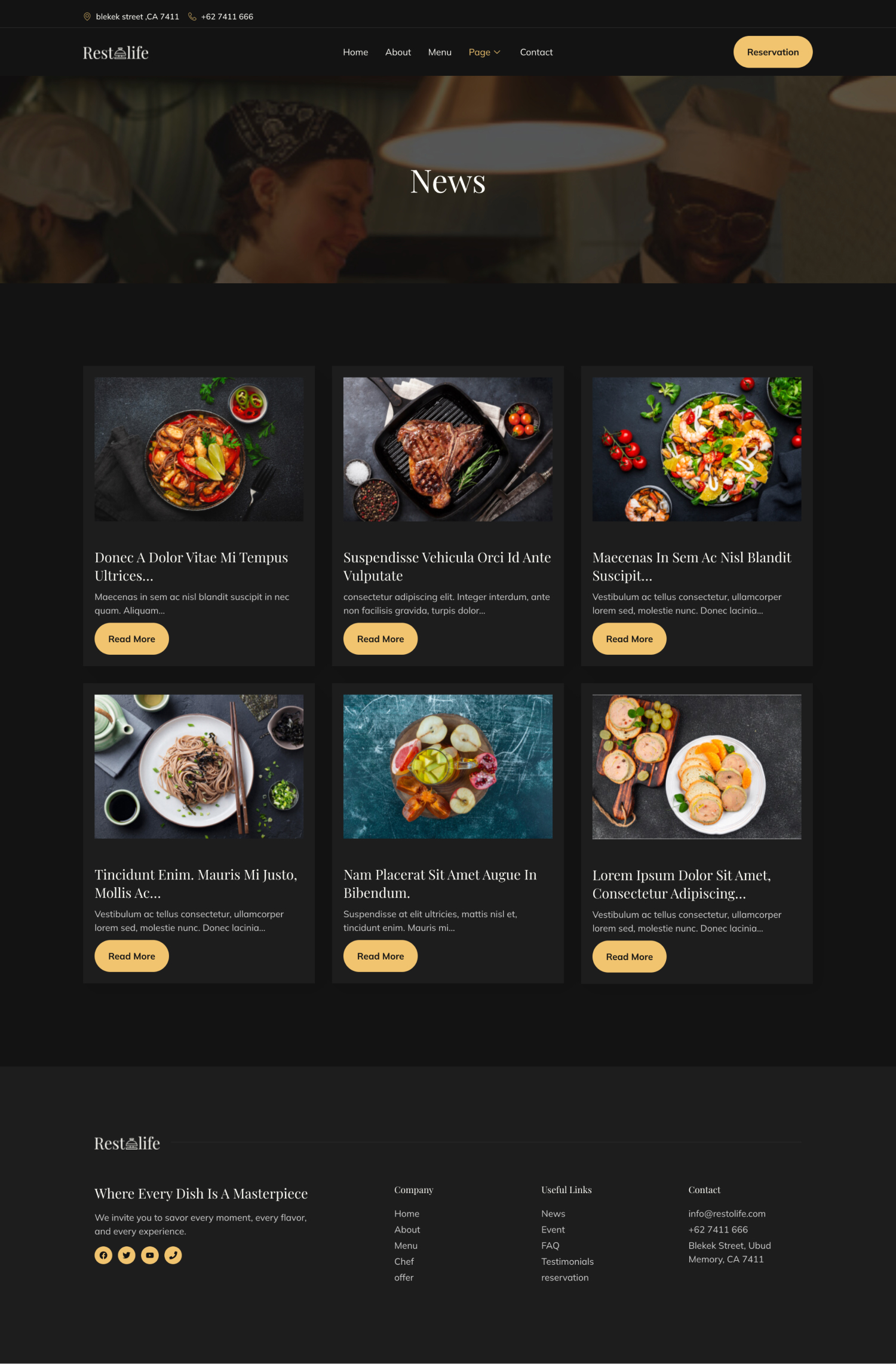 Restolife - Restaurant Elementor Template Kit by holylinedesign ...
