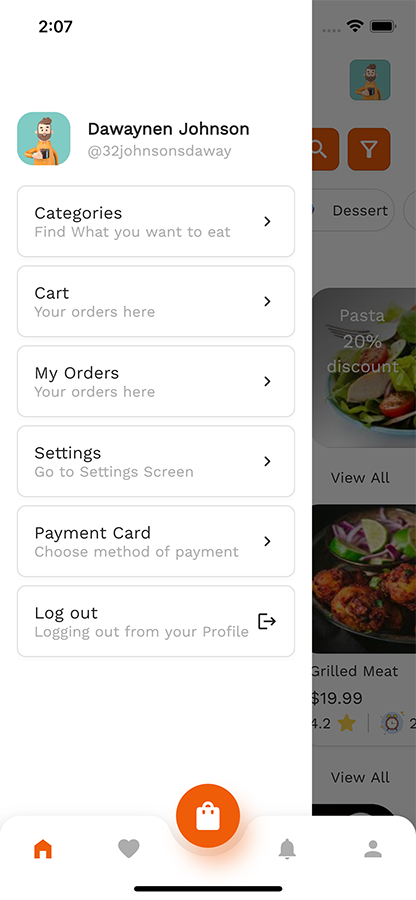 Food Ordering Flutter UI kit by LegacyInfotech | CodeCanyon