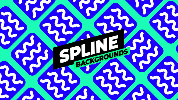 Spline Backgrounds, After Effects Project Files | VideoHive