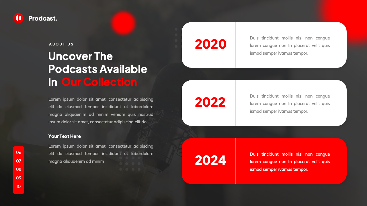 Prodcast - Podcast PowerPoint Template, Presentation Templates ...