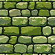 Hand painted mossy stone wall tile texture by VIPspawn | 3DOcean