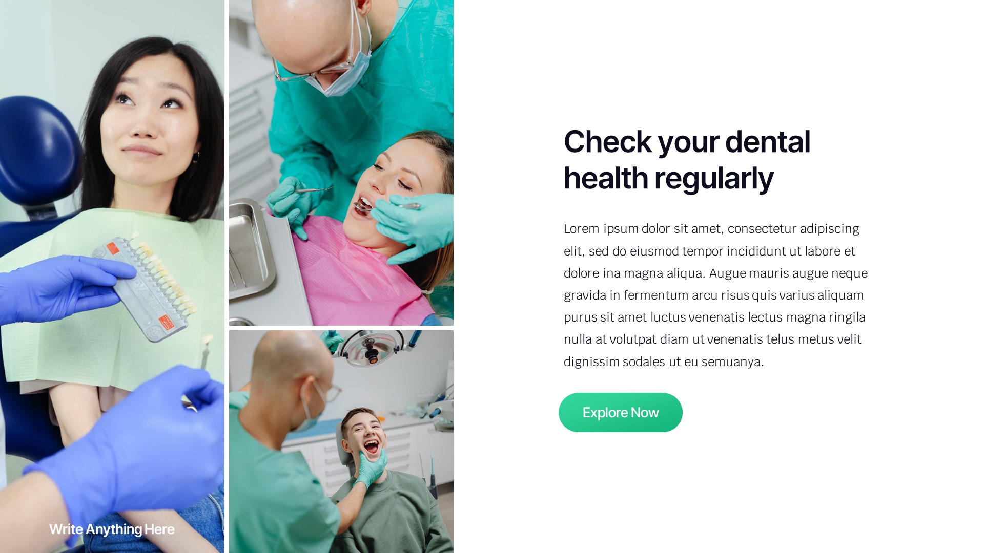 Dentis - Dental Care Google Slides Template, Presentation Templates