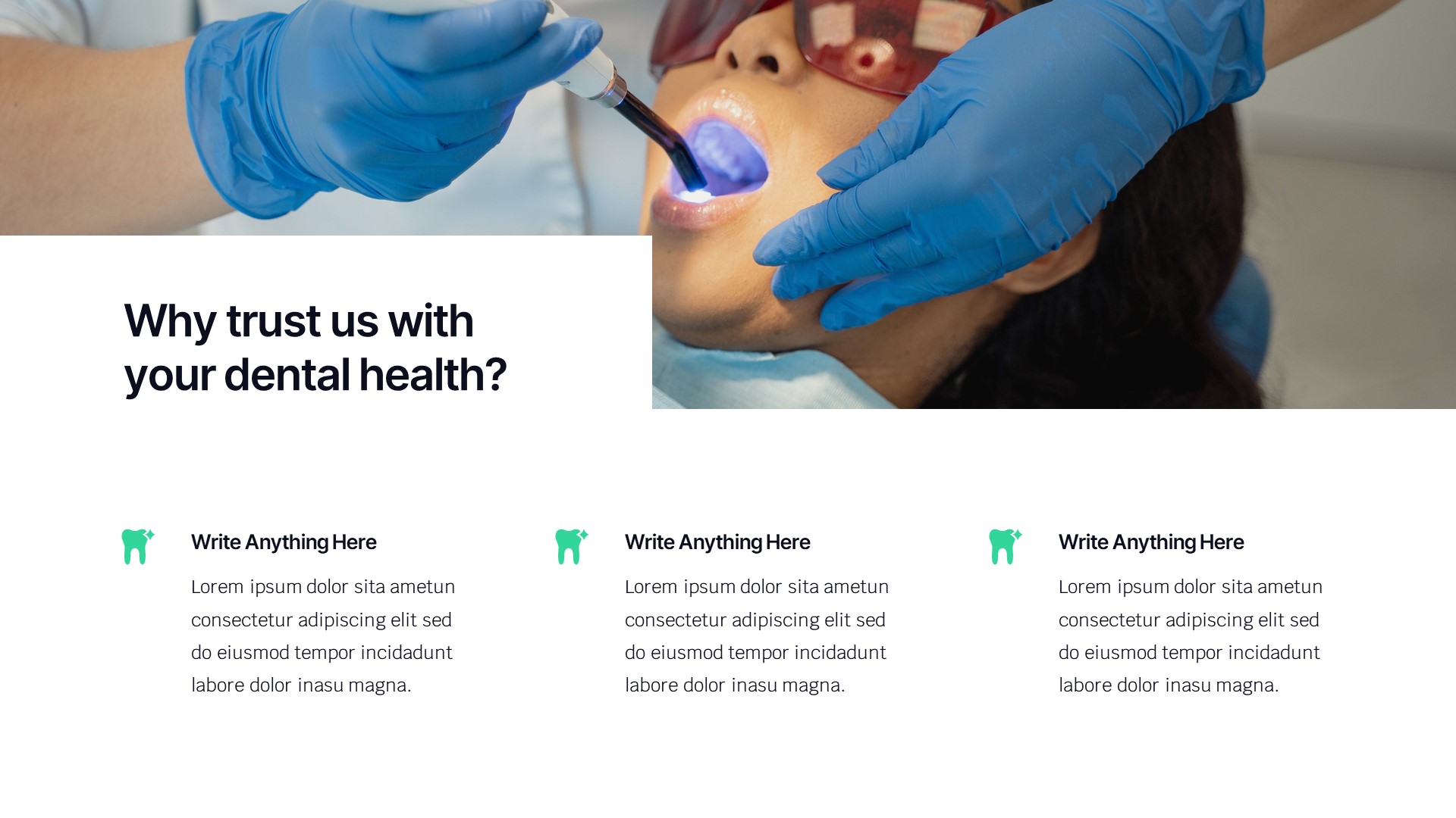Dentis - Dental Care Google Slides Template, Presentation Templates