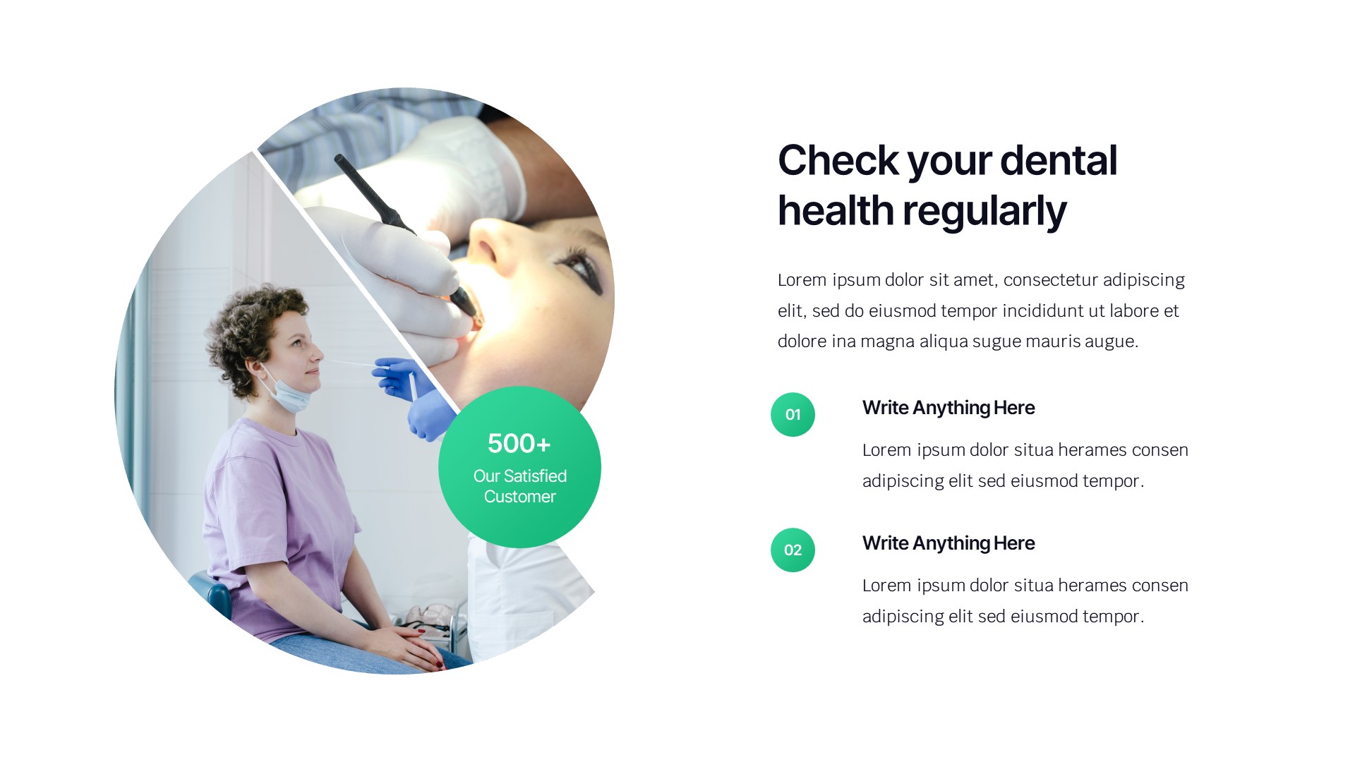 Dentis - Dental Care Google Slides Template, Presentation Templates