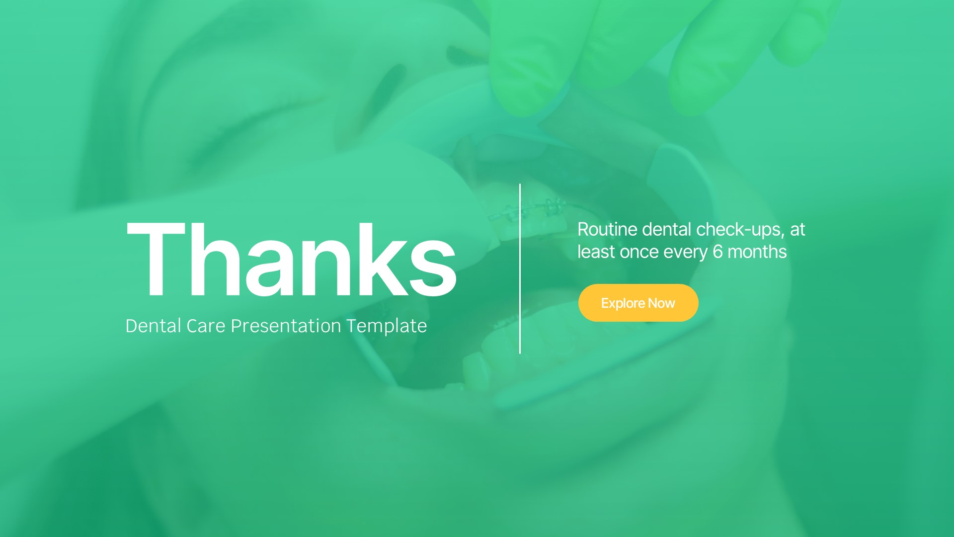 Dentis - Dental Care Google Slides Template, Presentation Templates