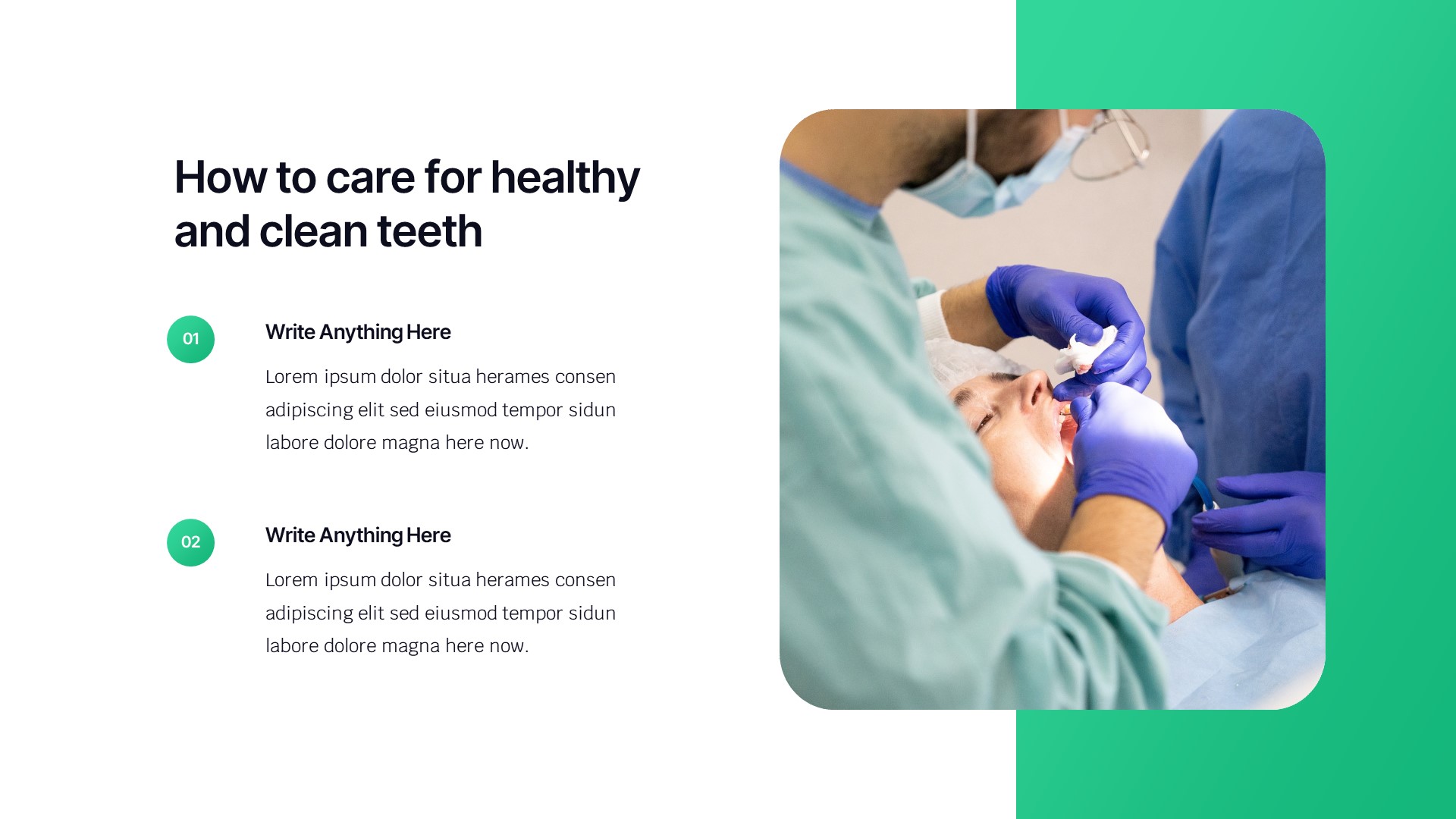 Dentis - Dental Care Google Slides Template, Presentation Templates