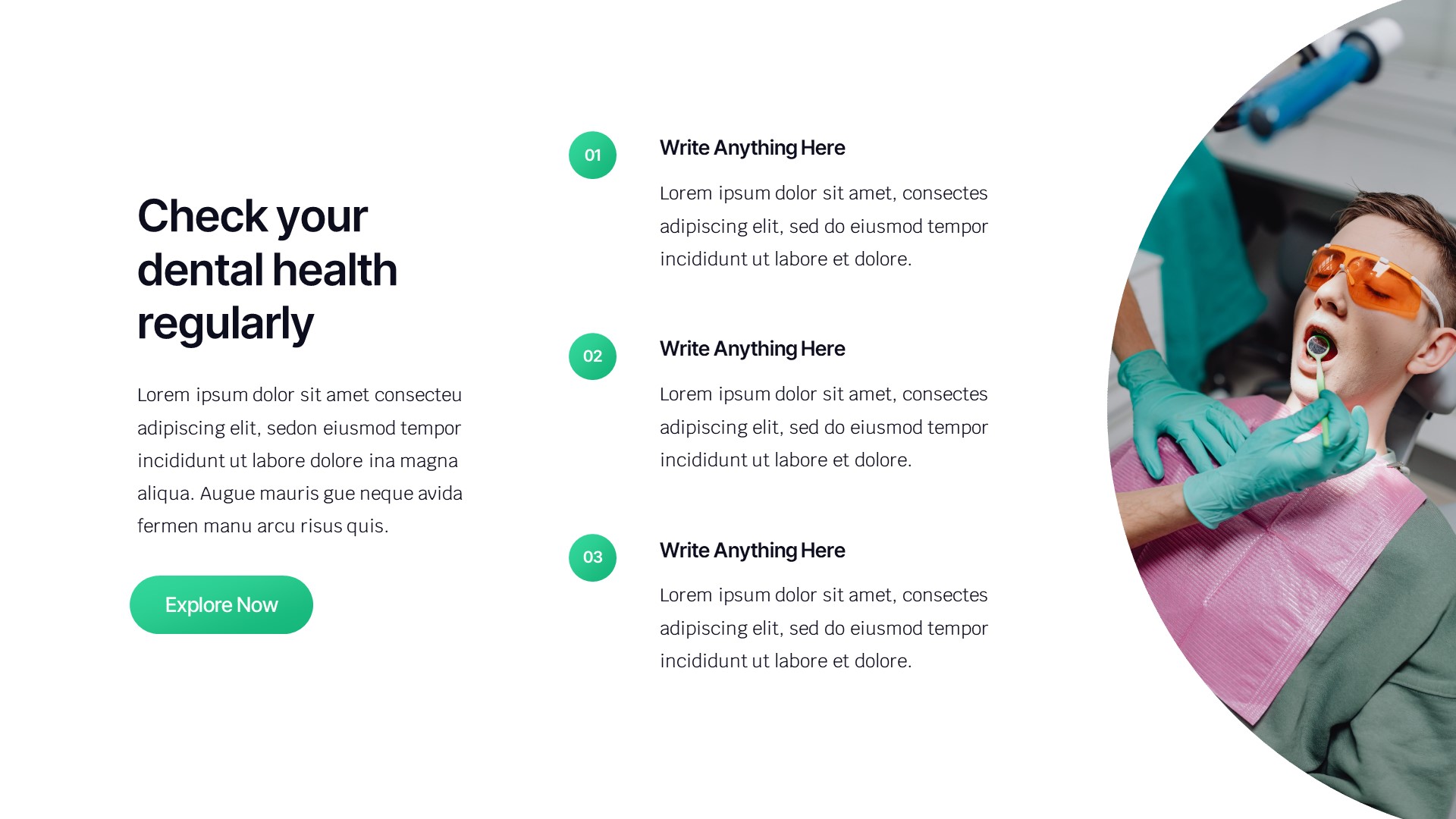 Dentis - Dental Care Google Slides Template, Presentation Templates