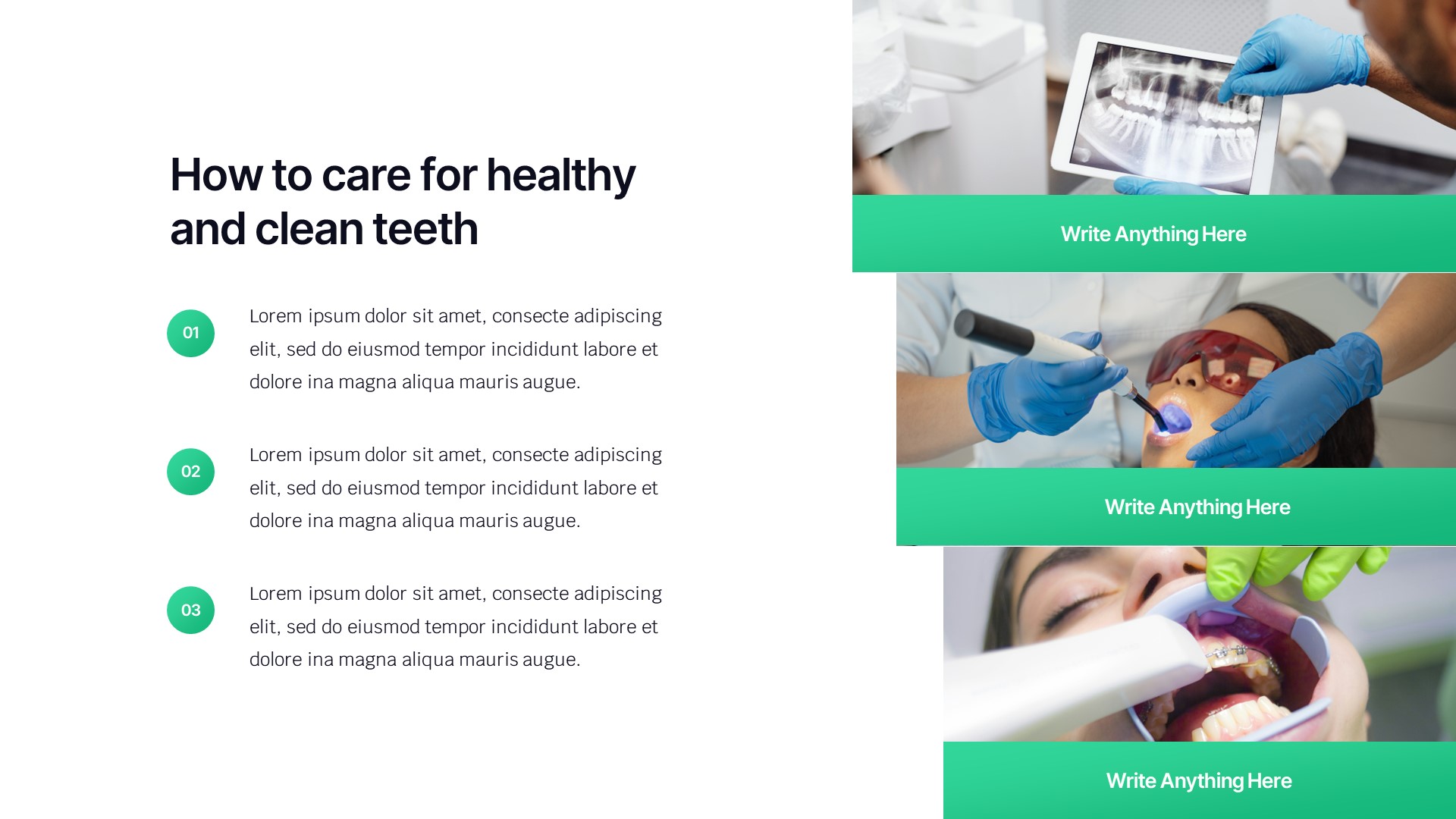 Dentis - Dental Care Google Slides Template, Presentation Templates